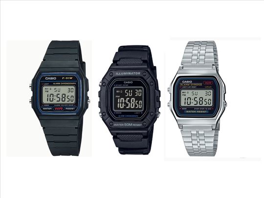 Casio A159WA-N1 Casio W-218H-1B ,F-91W-1 rucni sat