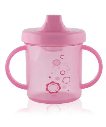 Lorelli Flašica za decu sa ručkama, 210ml, Roze