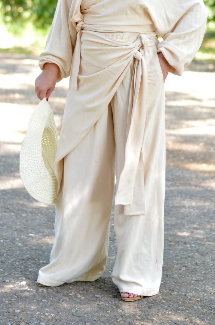 Pantalone Plus-Size GINA – bež