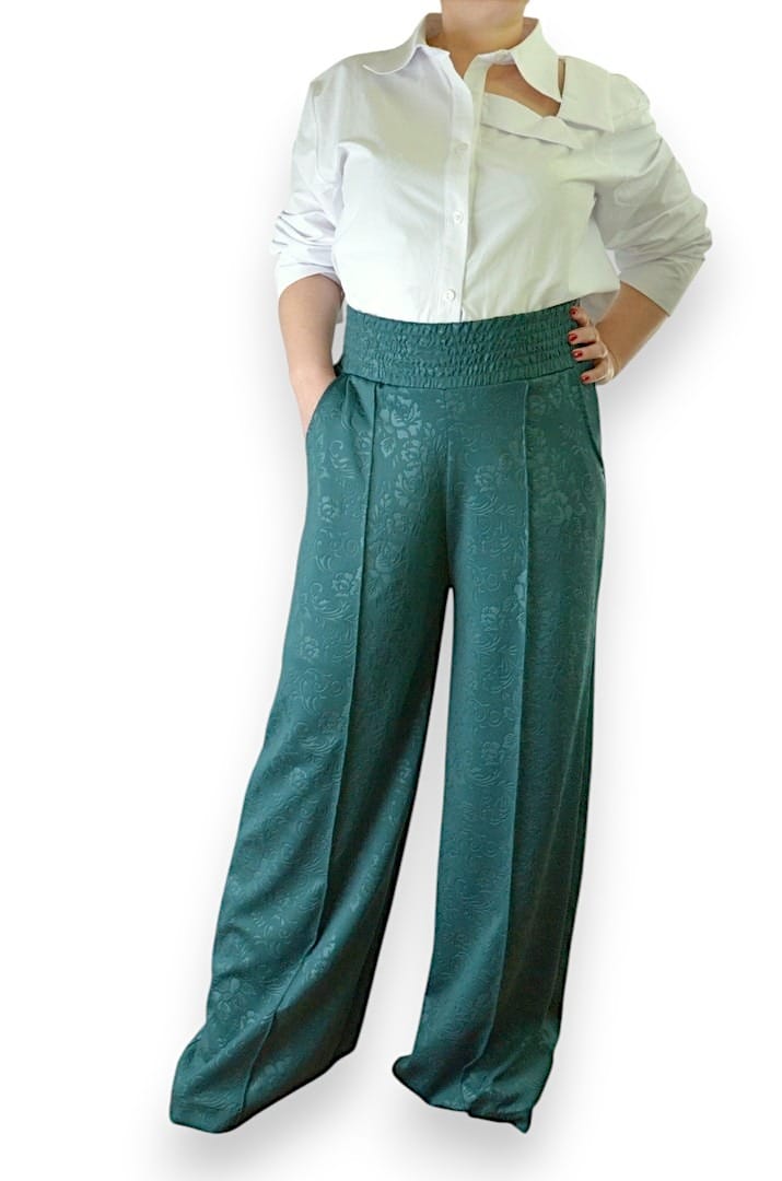 Pantalone Plus-Size SERENA PREMIUM – zelene
