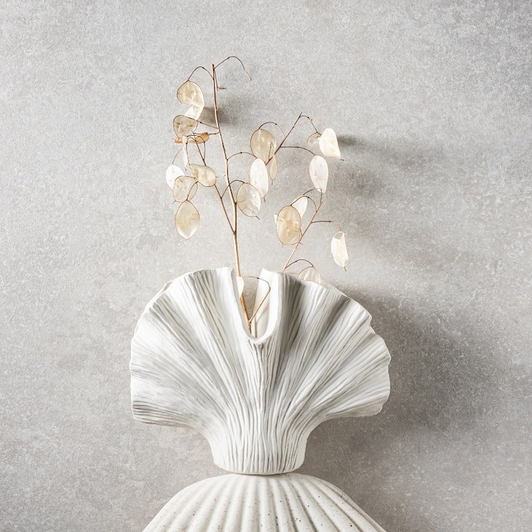Dekordom Vaza modern hamptons 20x11x16 236648 - shell - hmlID: EK000868814