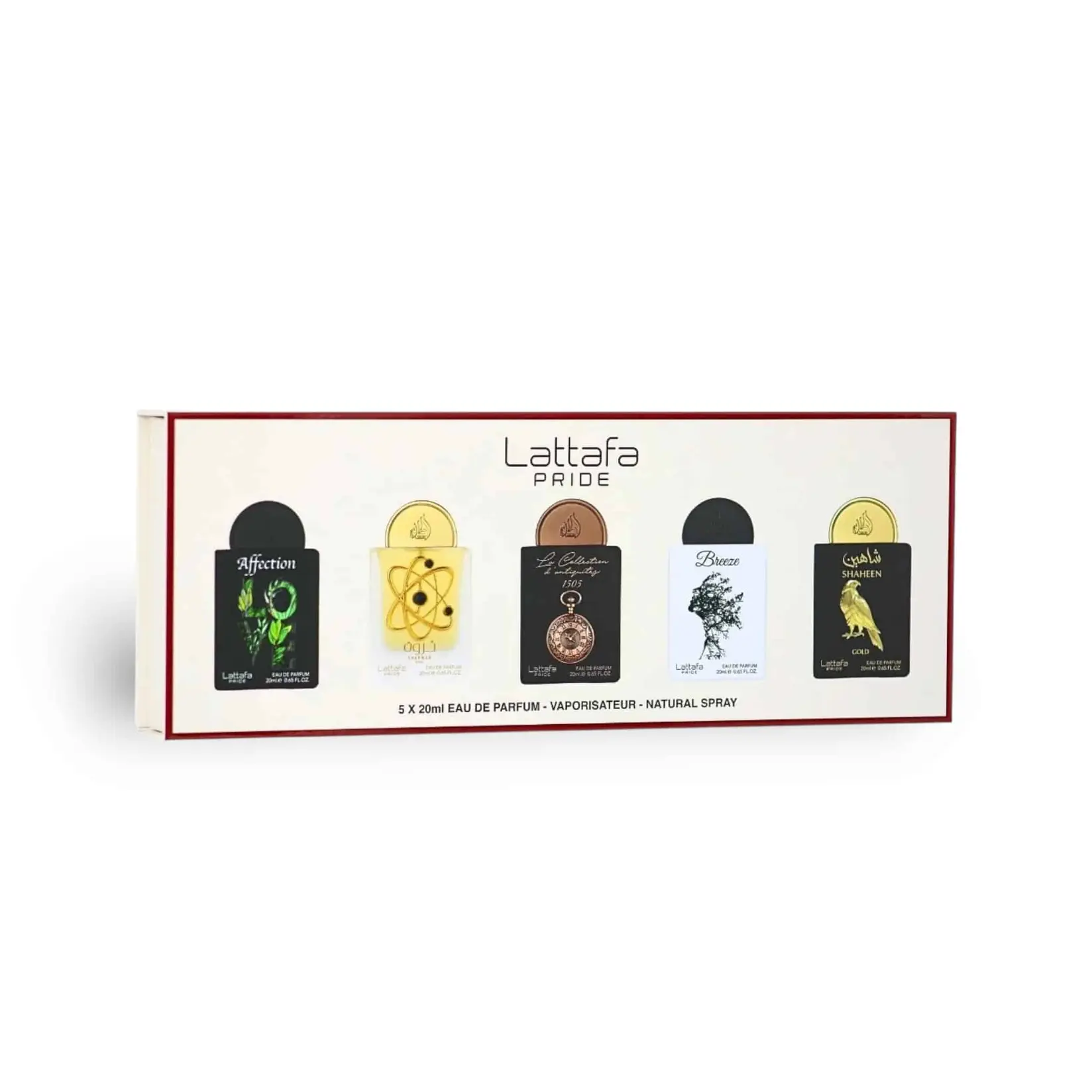 Lattafa Pride Set parfema 01, EDP, 20 ml, 5 komada