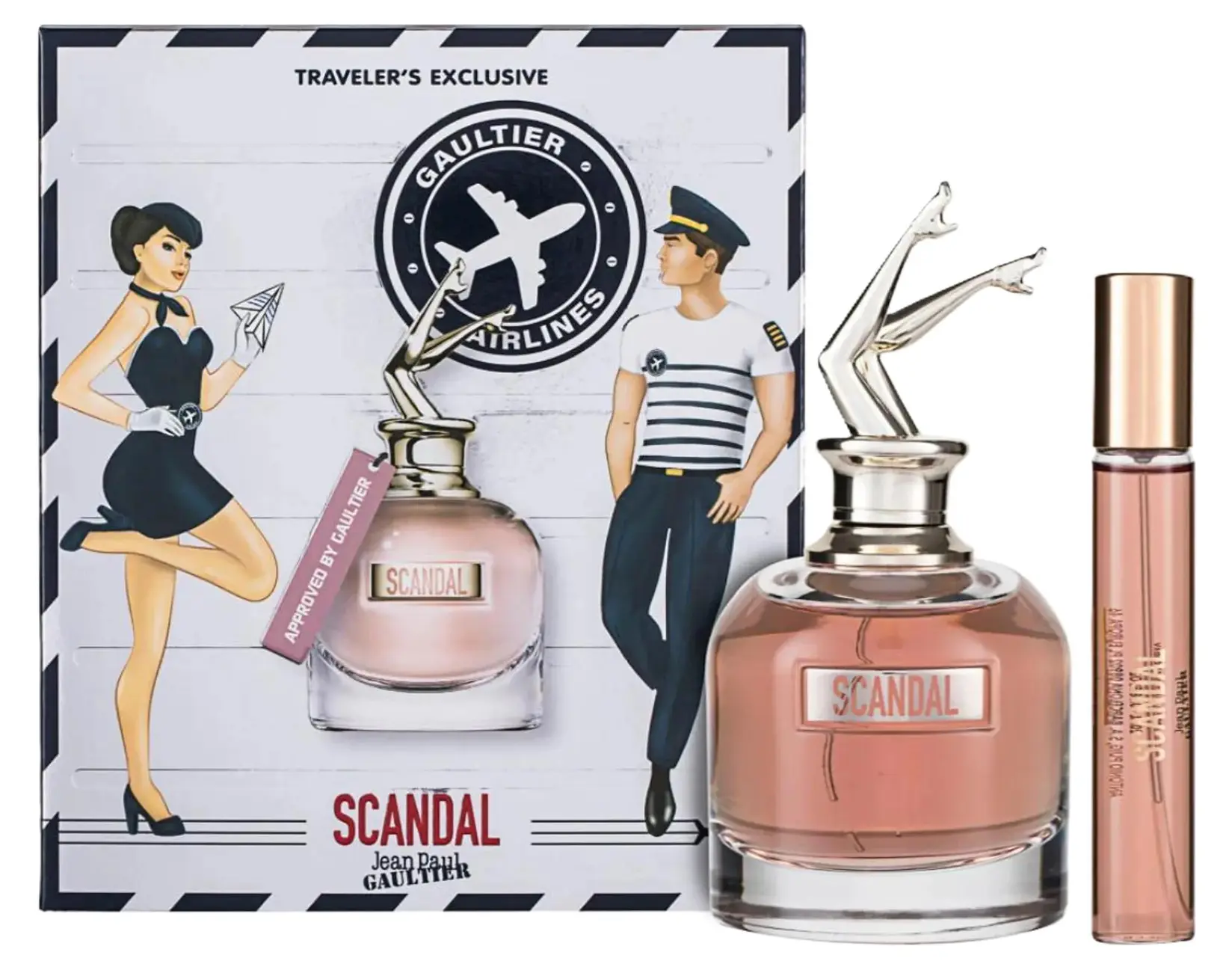 Jean Paul Gaultier Ženski parfemski set Scandal, EDP 80 ml+Mini, EDP, 20 ml