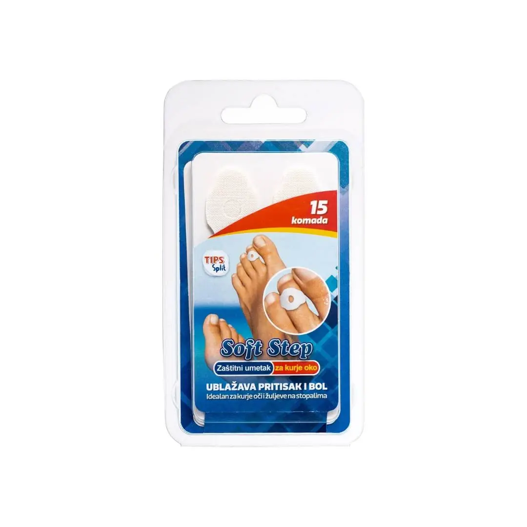 Zaštitni umetak za kurje oko Soft Step, 15 komada