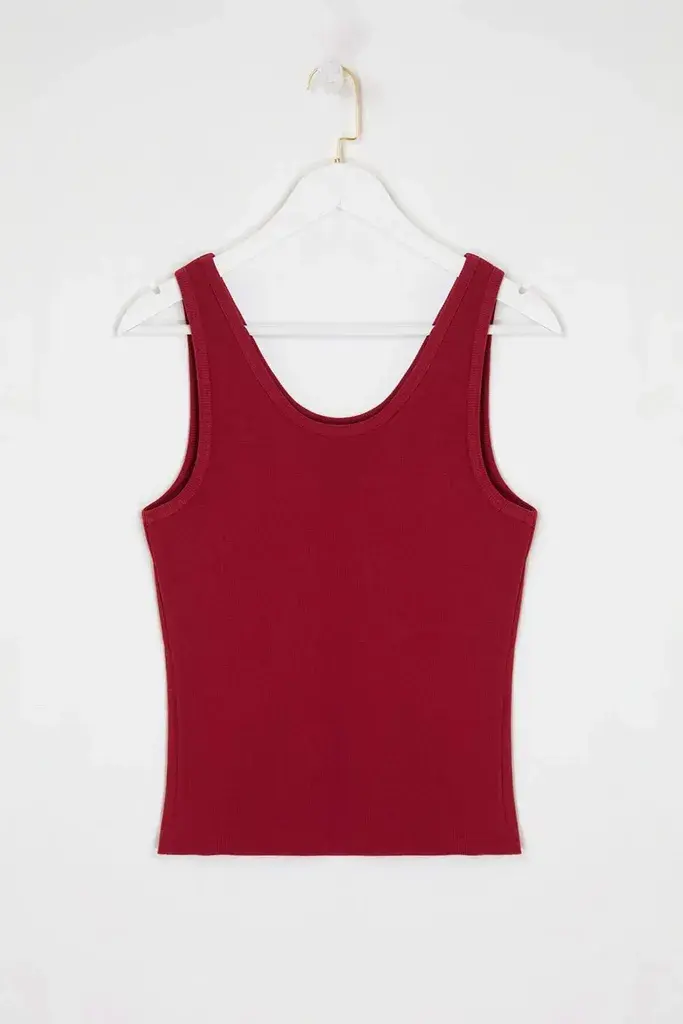 Trendyol Curve Ženska majica Tbbss25Cv00019, Bordo