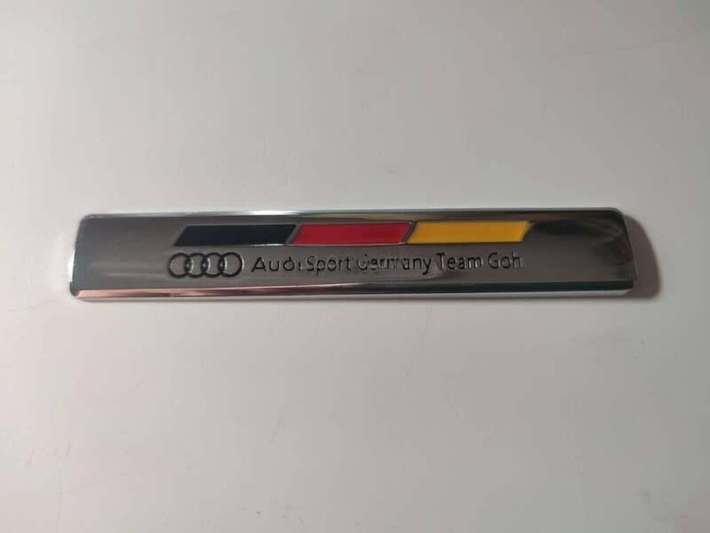 NATPIS PLOCICA NEMACKA ZASTAV ZA AUDI A3, A4, A6 | Natpis plocica