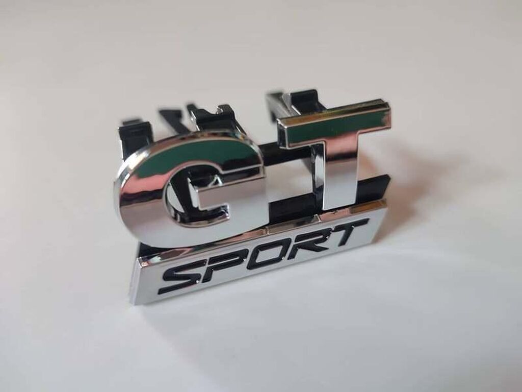 NATPIS GT SPORT ZA MASKU ZA VOLKSWAGEN GOLF 5 | Natpis GT-SPORT za