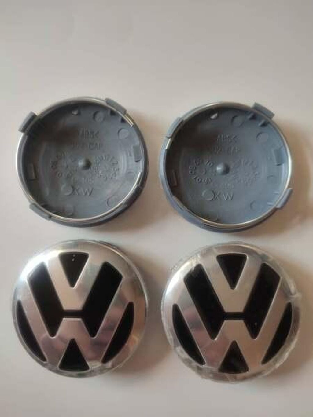 ČEPOVI ZA ALU FELNE 59MM ZA VOLKSWAGEN POLO, GOLF 5, PASSAT B6 . |