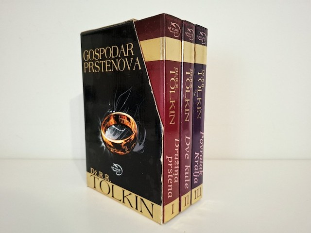 Gospodar prstenova 1-3 Tolkin original kutija