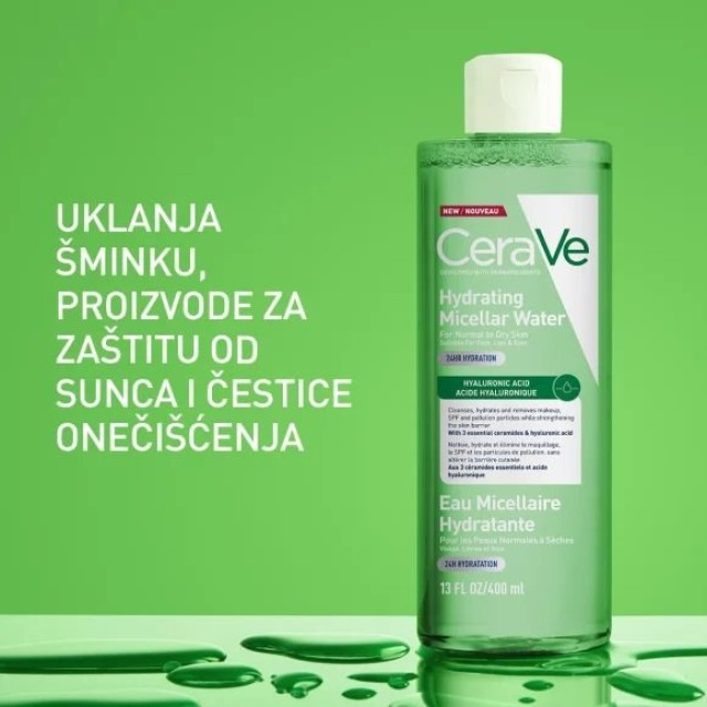 CeraVe Hidrantna micelarna voda za normalnu do suvu kožu 400 ml