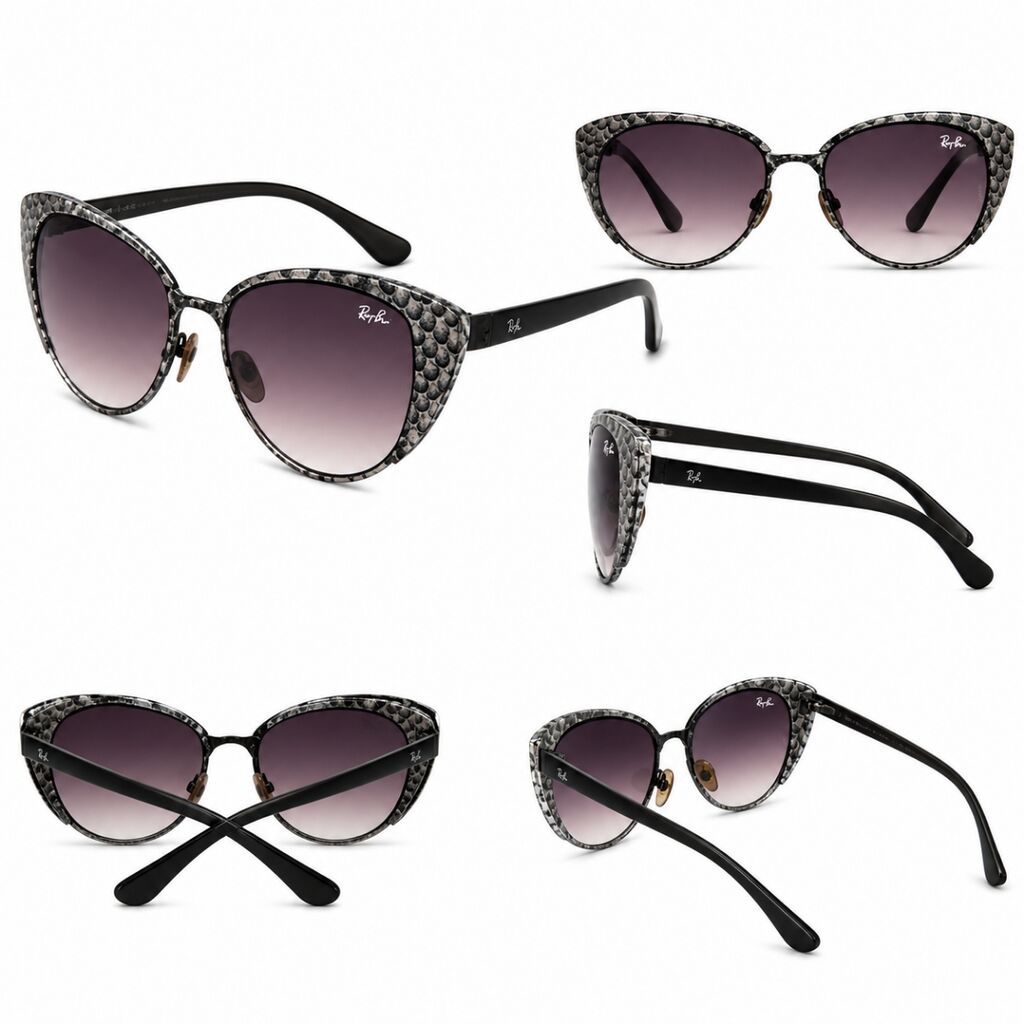 Ray-Ban ženske sunčane naočare – cat-eye model sa teksturom - Dizajn