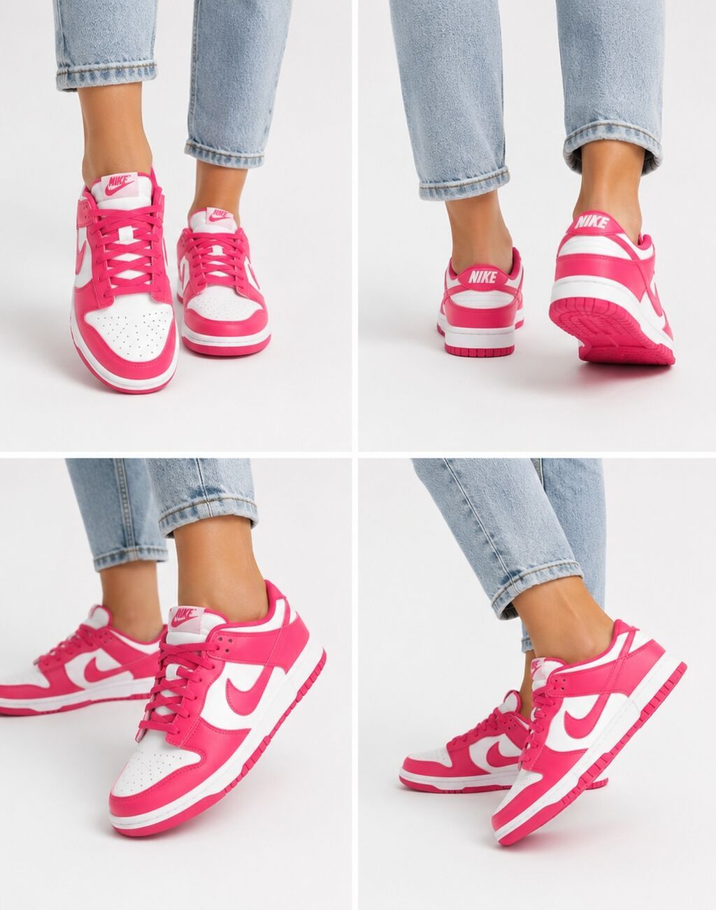 Nike Dunk Low – Pink/White - Model: Dunk Low - Silueta: niska