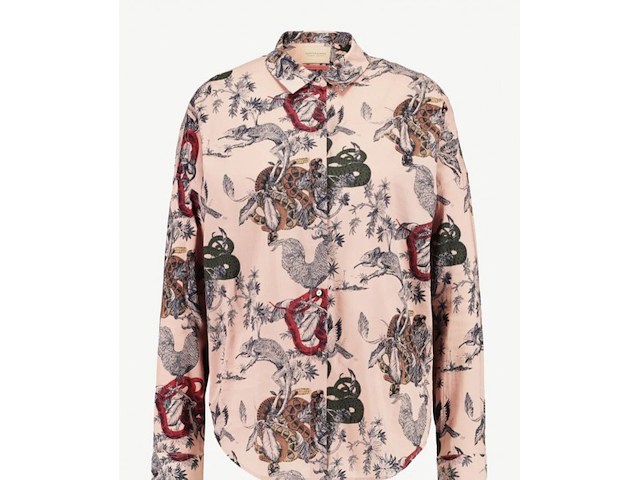 MAISON SCOTCH Unisex - Luksuzna Košulja Sa Printom-M