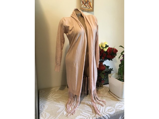 Palm Beauty roze kardigan sa resama S/M