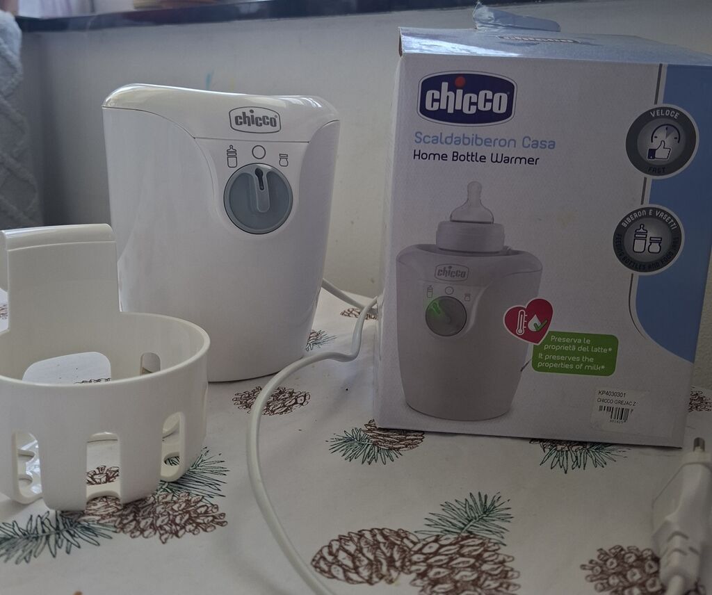 Chicco – grejač za bočice i teglice za upotrebu kod kuće. - Brzo i