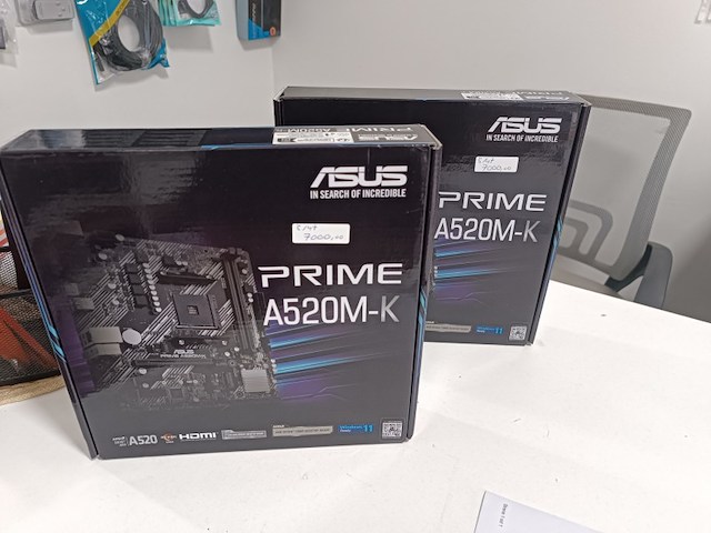ASUS Prime A520M-K matična ploča AM4 – Novo u kutiji
