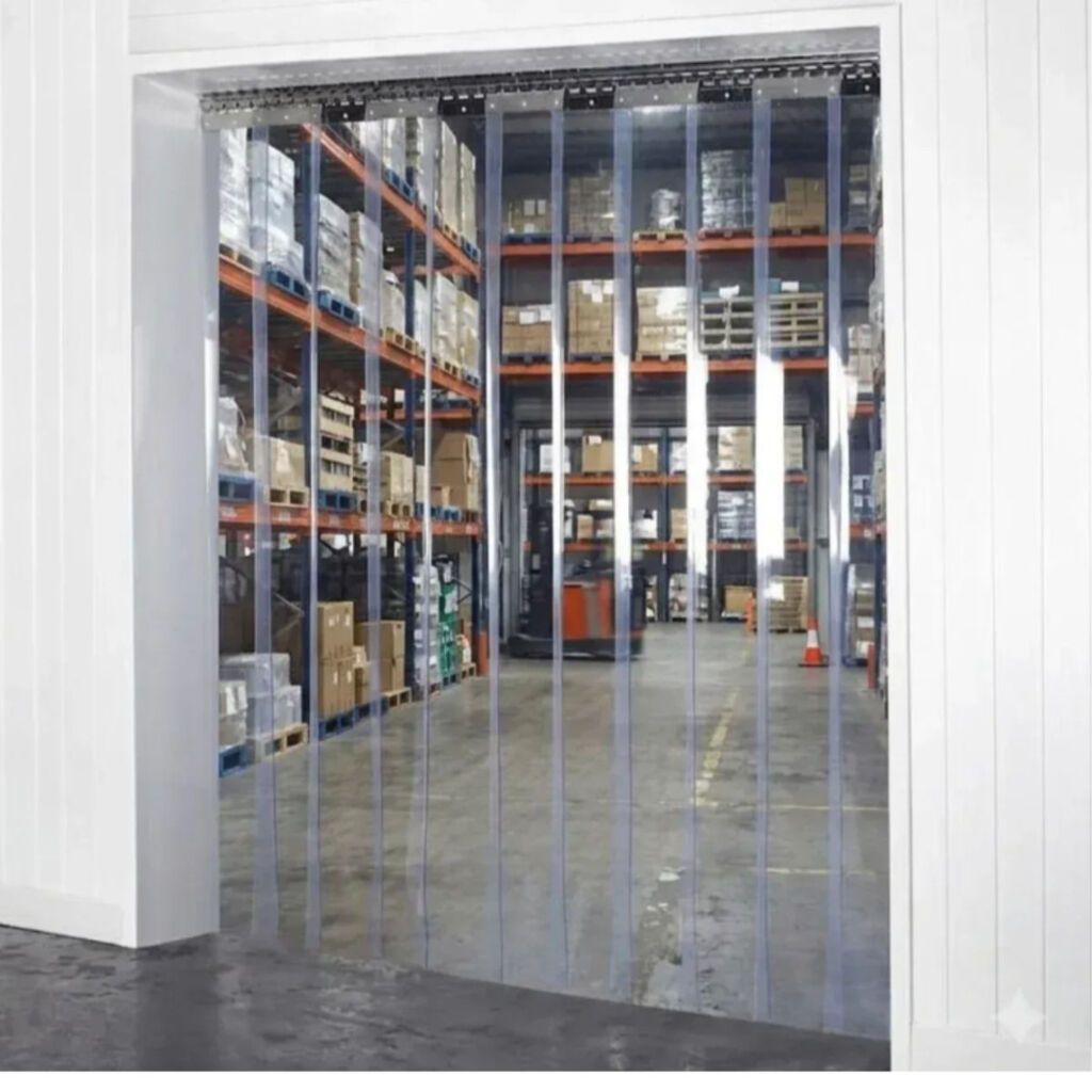 PVC Trakasta Zavesa po meri 984x2150mm – INOX nosači Kvalitetna PVC