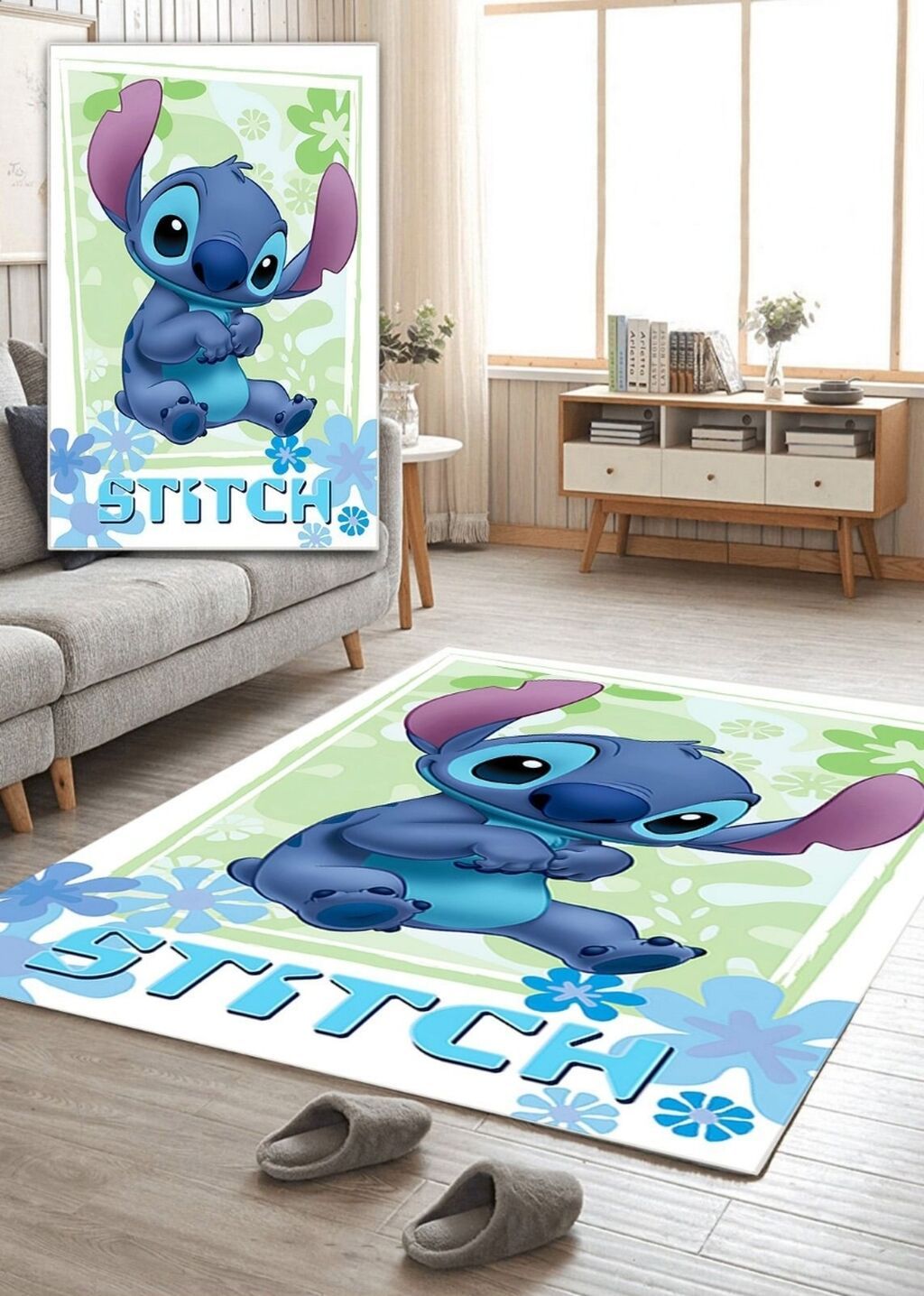 Dečiji tepih sa motivom Stitch-a Unesite radost i vedrinu u dečiju