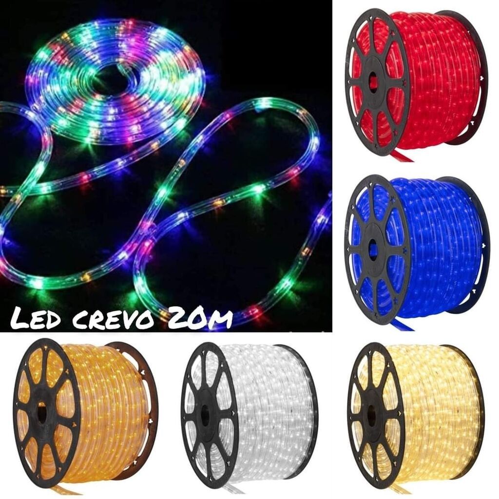 3000 din Novogodisnje lampice crevo 20m Novogodišnje LED lampice 20m
