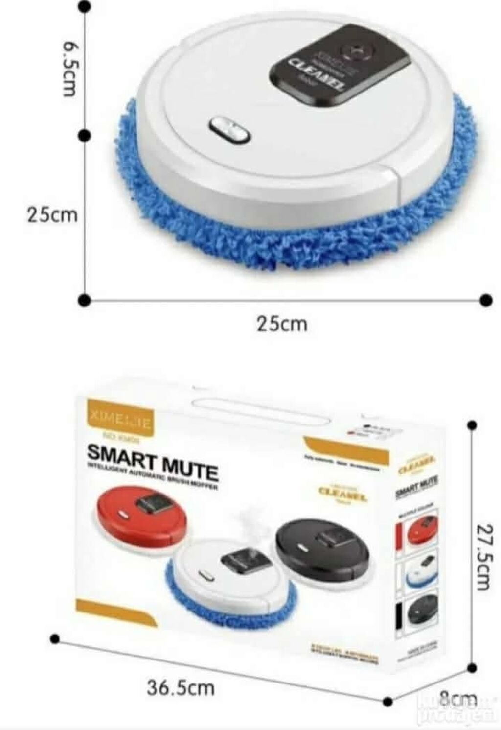 SMART MUTE – inteligentni automatski mop/čistač podova (model NO.XM06)