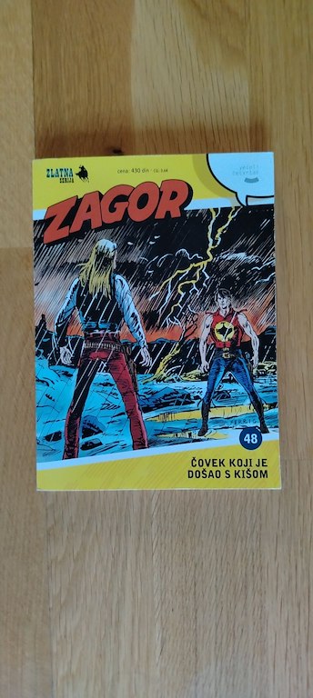 Zagor – Zlatna serija, broj 48: „Čovek koji je došao s kišom“ -