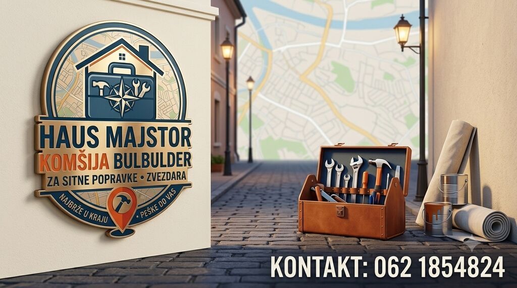 Haus majstor – Komšija Bulbulder (Zvezdara). Brze sitne popravke i