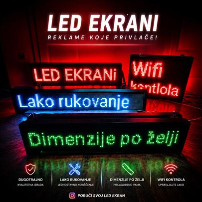 Led ekrani svetleće reklame