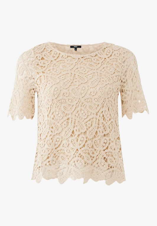 Mexx Ženska bluza MF006102461W, Okrugli izrez, Bež