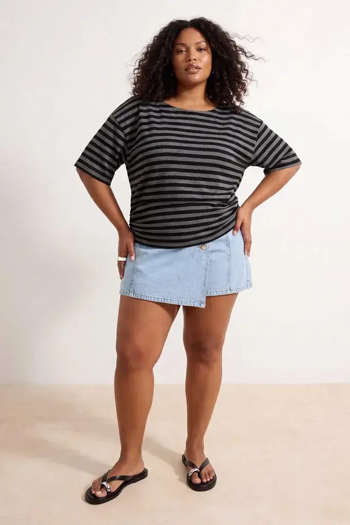 Trendyol Curve Ženska bluza TBBSS26BF00059, Antracit