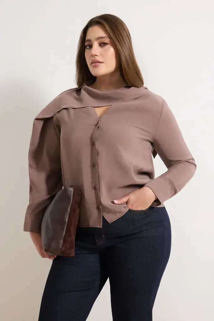 Trendyol Curve Ženska bluza TBBSS26AX00007, Bež