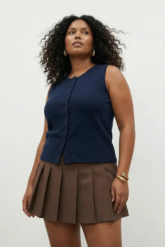 Trendyol Curve Ženska bluza Tbbss26Af00119, Plava