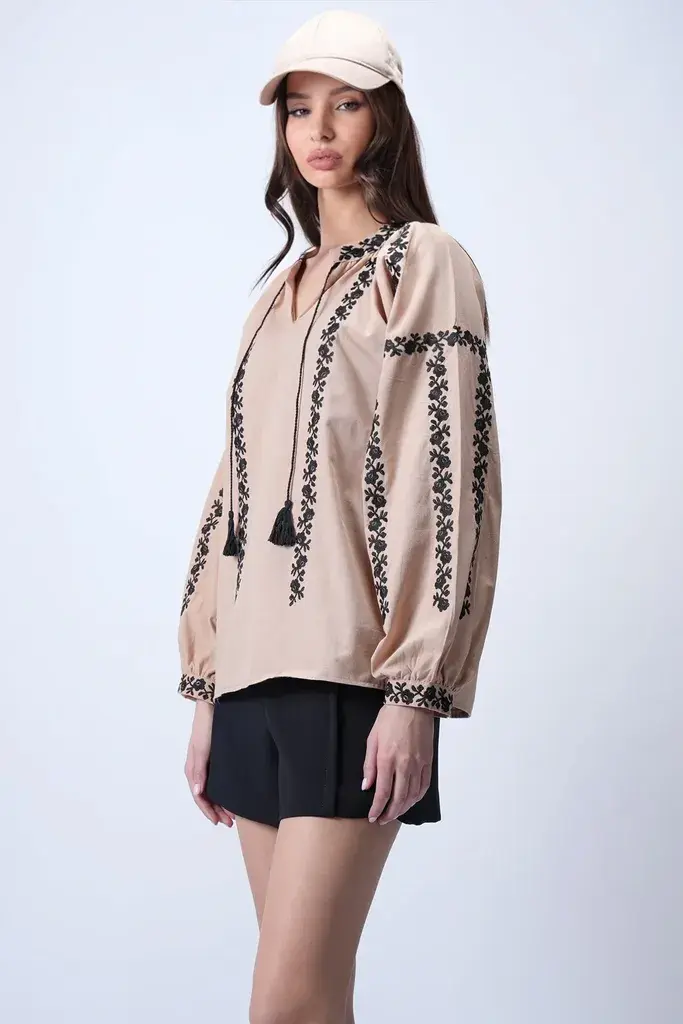 Trend Alacati Stili Ženska bluza Alc-X15047, Krem