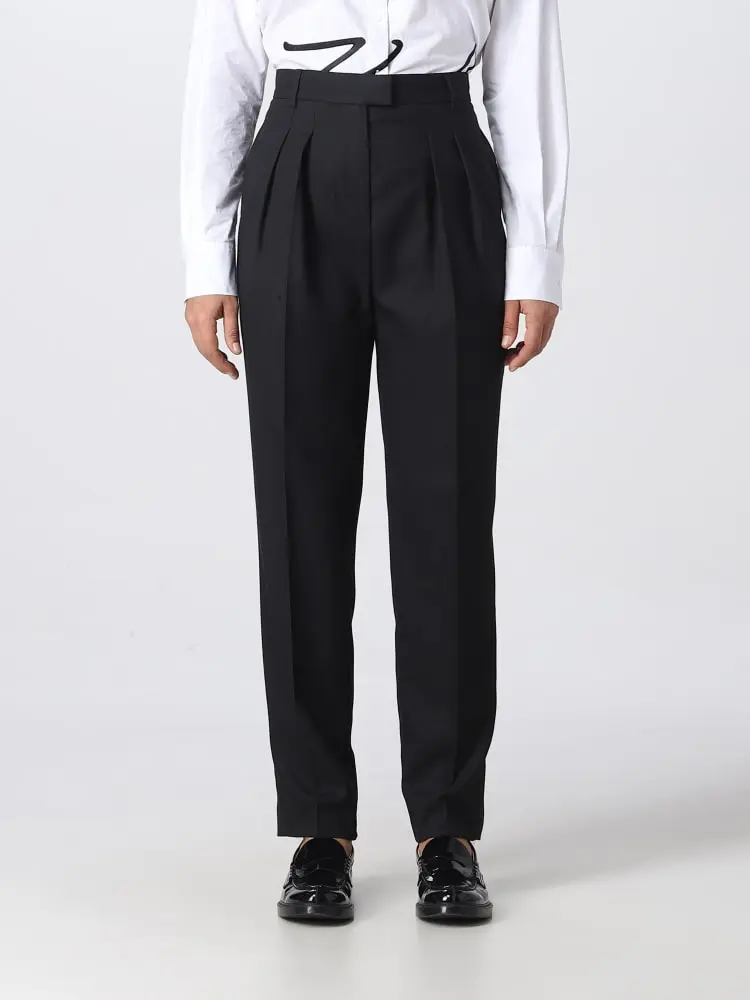 Karl Lagerfeld Ženske pantalone 225W1003-999, Crne