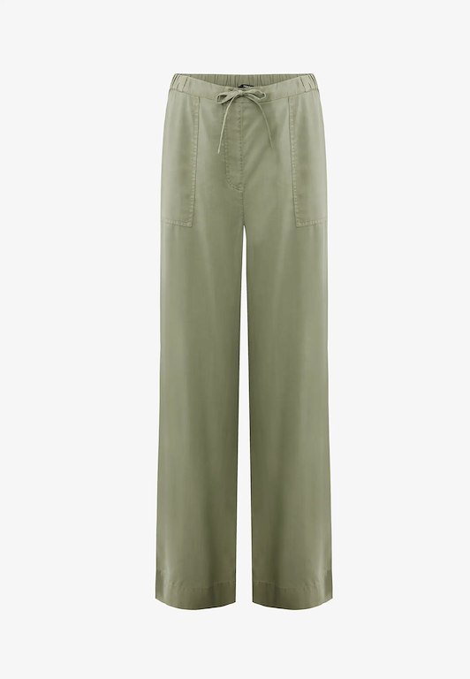 Mexx Ženske pantalone MF007004061W, Ravan kroj, Maslinaste
