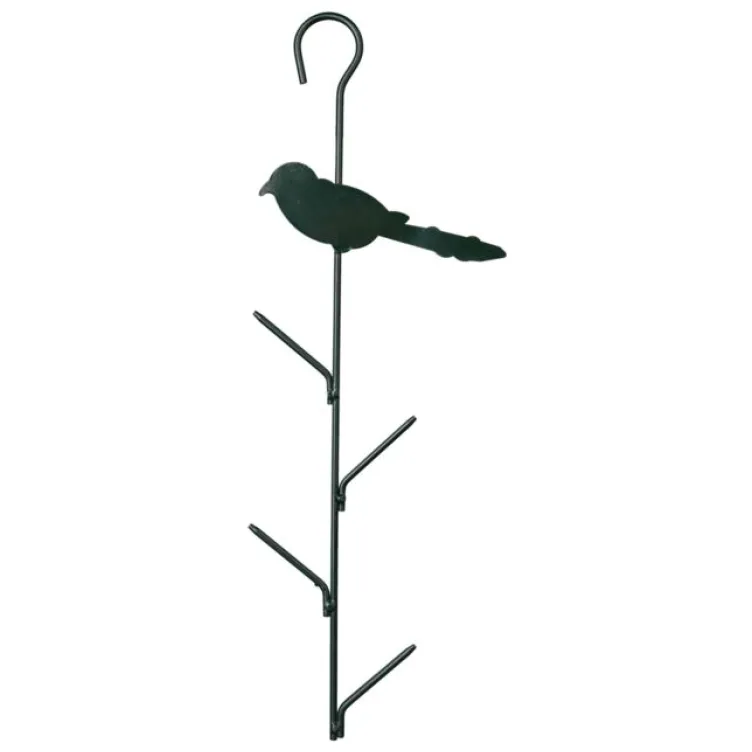Hranilica metalna 9 × 40 cm tamnozelena