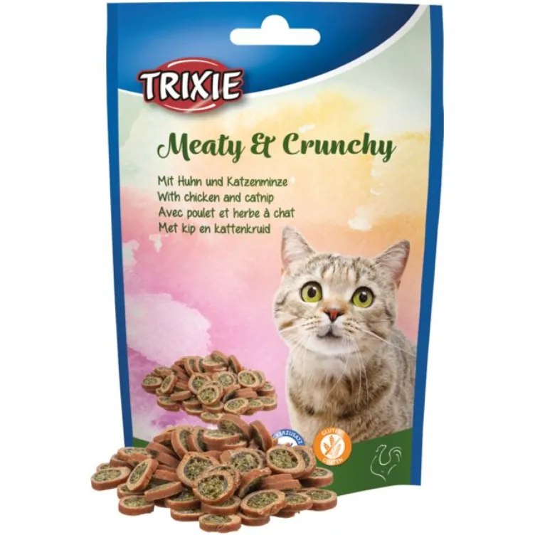 Meaty & crunchy sa piletinom i mačinom travom 50 g