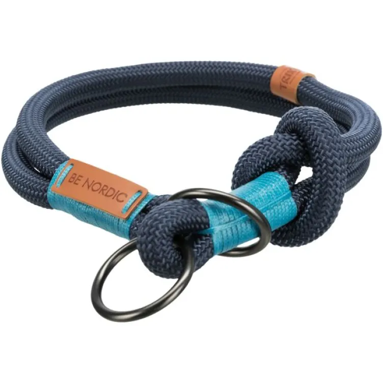 Ogrlica be nordic S 35cm/6mm plavo/teget