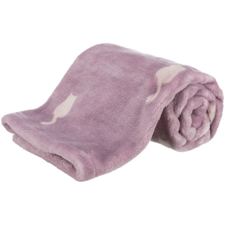 Ćebe lilly od pliša 70x50cm bordo