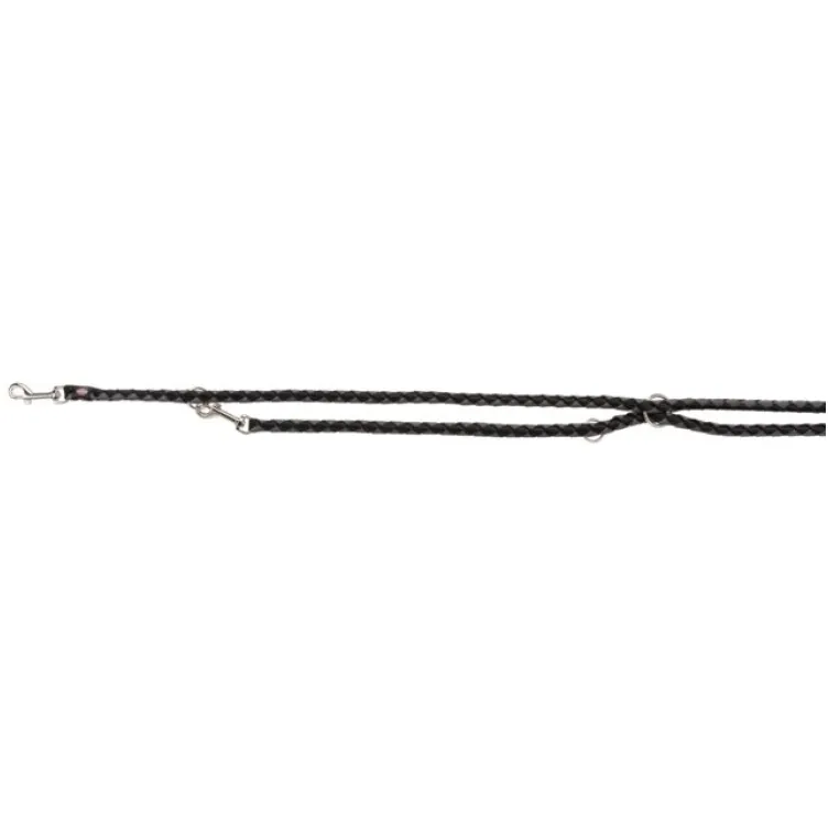Povodac cavo radni S M 2/12mm crni/srebrni