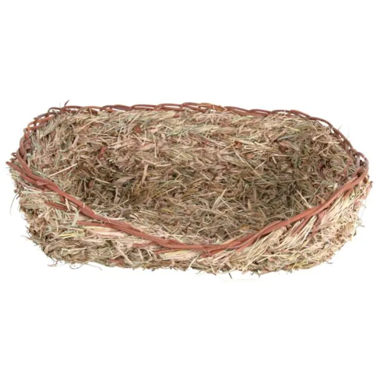 Ležaljka za zeca od suve trave 33x12x26cm