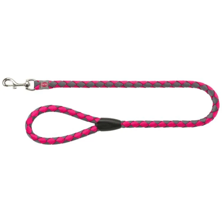 Povodac Cavo L XL 1m 18mm roze sivi