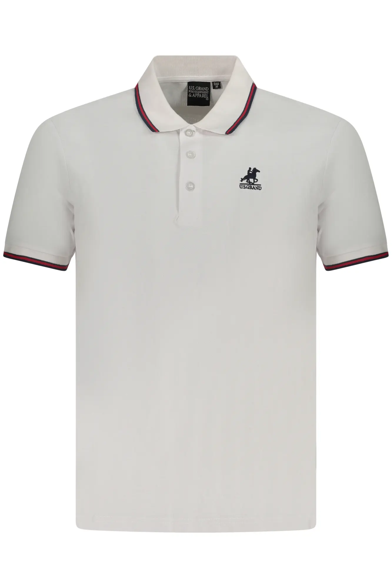 U.S. Grand polo Muška polo majica AU02660_BI6BIANC, Bela