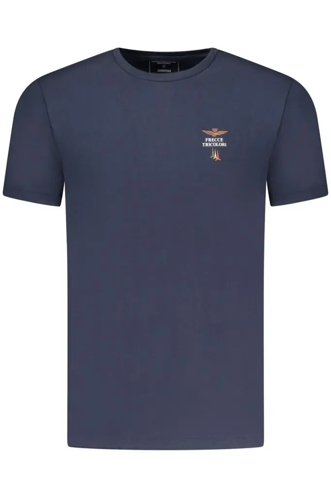 Aeronautica Muška majica Militare SCOTI005J508, Teget