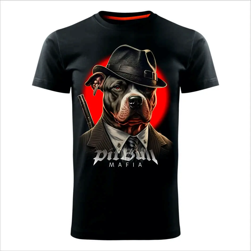 MAJICE BRE Muška majica PITBULL MAFIA crna