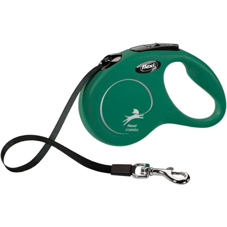 Flexi classic tape maslinasto zeleni S 5m