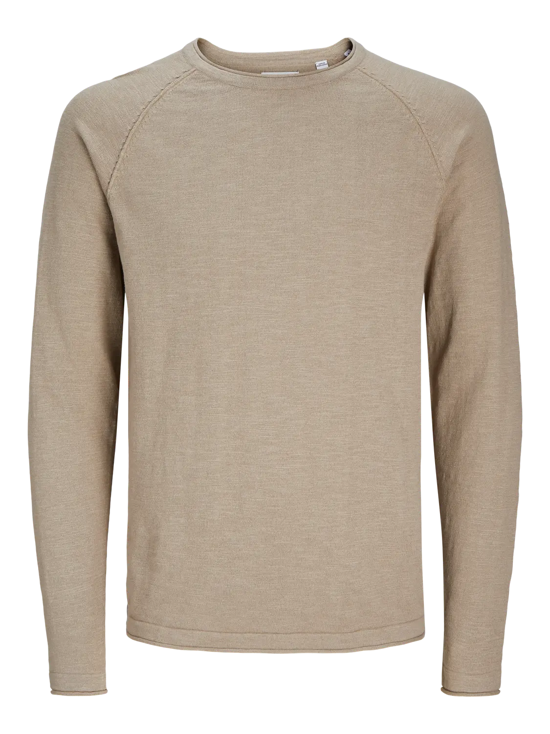 JACK & JONES Muški džemper 12269654, Bež