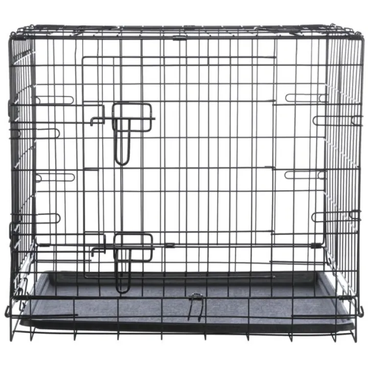 Žičani kavez M 78x62x55cm crni