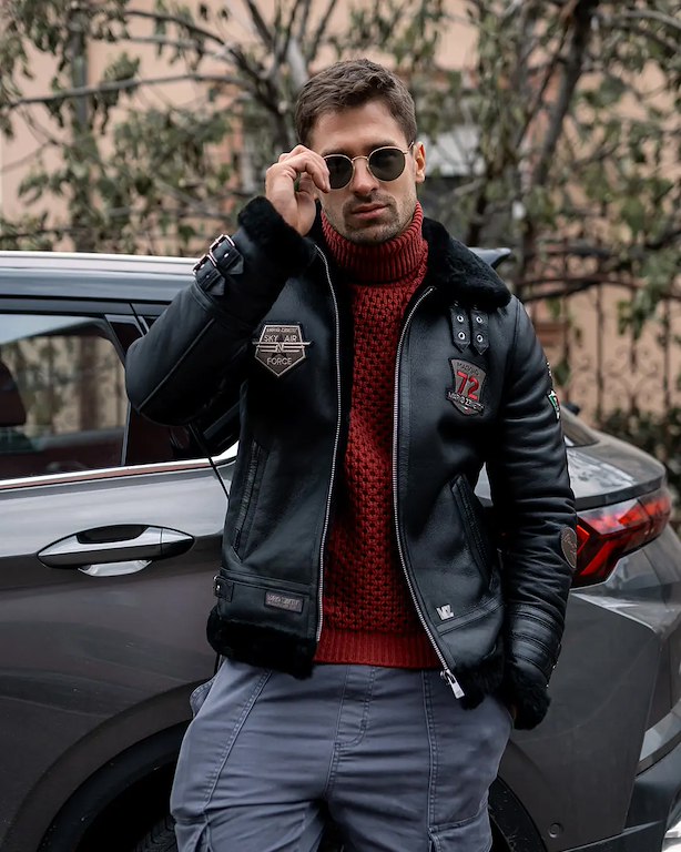 MARIO ZENETTI Muški monton Alvaro AIR, Crni