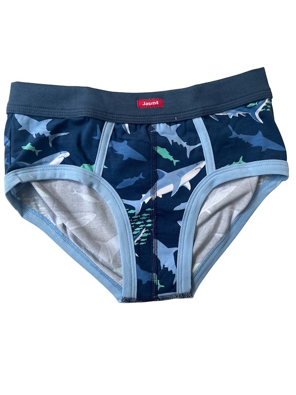 Jasmil Dečije muške slip gaće, Plave