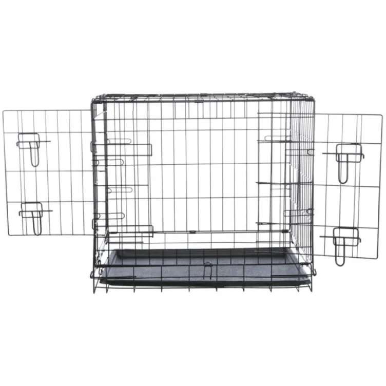 Žičani kavez M-L 93x69x62cm crni